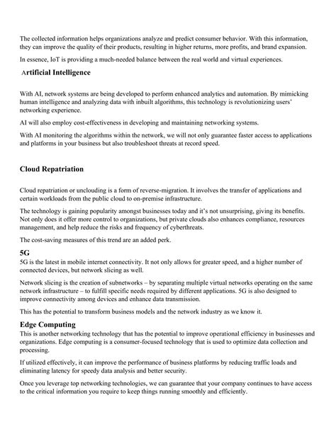 Modern Computer Network Technology Pdf