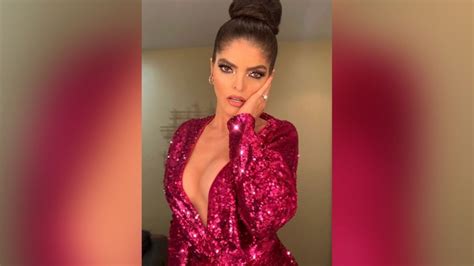 Ana Bárbara enloquece a todo Instagram al modelar en vestido rojo fuego TRIBUNA