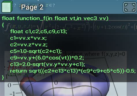 Graphs With Living Implicit Surfaces Math Touch Book