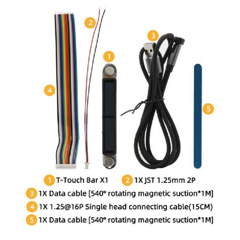 Lilygo T Touch Bar Esp32 S3 Touch Display Bar Development Board Esp32