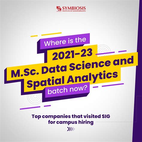 Hiring Symbiosis Institute Of Geoinformatics