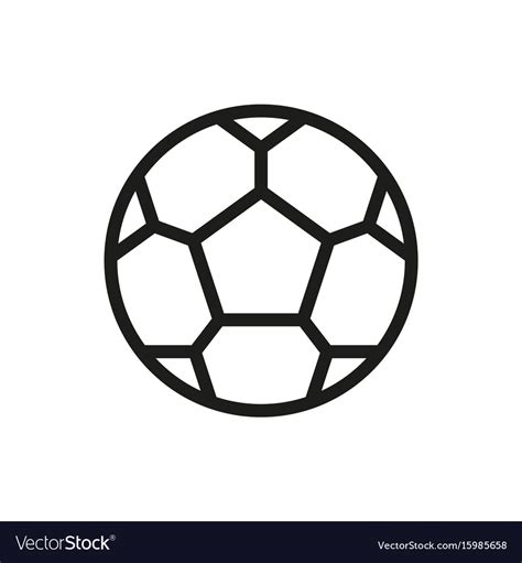 Soccer Ball Icon Vector