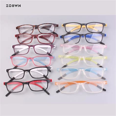 Super Elastic Tr90 Full Rim Glasses Ultra Light Prescription Lens