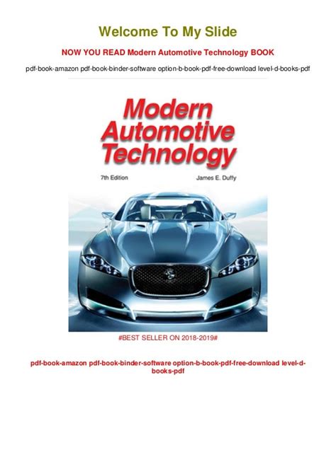 E Book Download Modern Automotive Technology