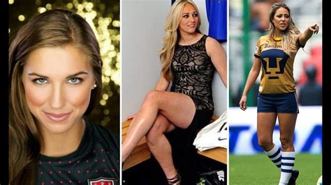 Top Hottest Female Football Players Beautiful Players Youtube