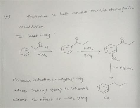 [solved] 2 The Synthesis Given Below For M Propylbenzene From