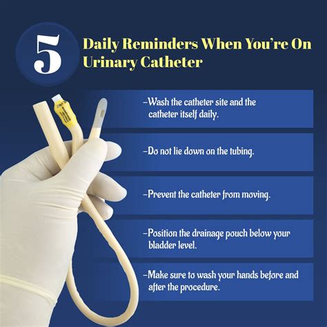 5 Daily Reminders When Youre On Urinary Catheter Aromahomehealth Urinary Catheter Urinary