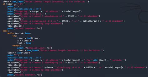 Using Python To Easily Deauth Devices On A Network