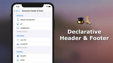 Declarative UICollectionView List Header And Footer Swift Senpai