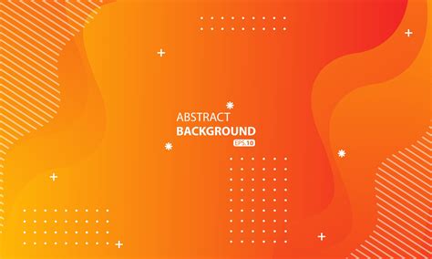 Abstract Orange Liquid Color Background Wavy Geometric Background Dynamic Textured Geometric