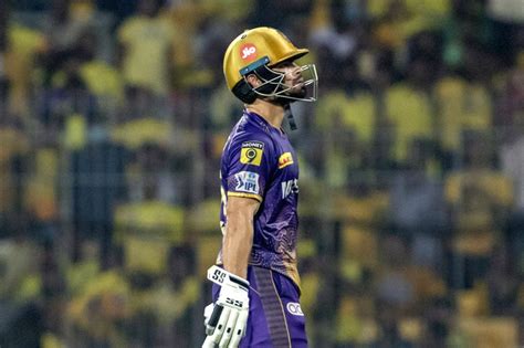 Kkrs Batsman Rinku Singh Walks Back After His Dismissal