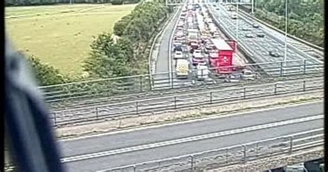 Live M25 Traffic Updates After Lorry And Car Crash Closes Three Lanes
