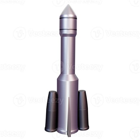 3d Rendering Rocket 32999403 Png