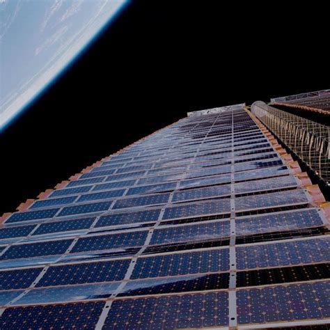 2 Deployed Photovoltaic Pv Solar Array Wing Saw On The