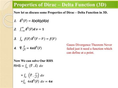 Dirac Delta Function Pptx