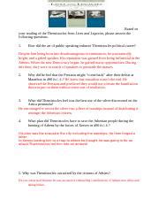 THEMISTOCLES CW Docx Based On Your Reading Of The Themistocles From