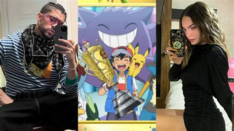 Belinda Y Bad Bunny Celebraron El Triunfo De Ash Ketchum” En La Copa