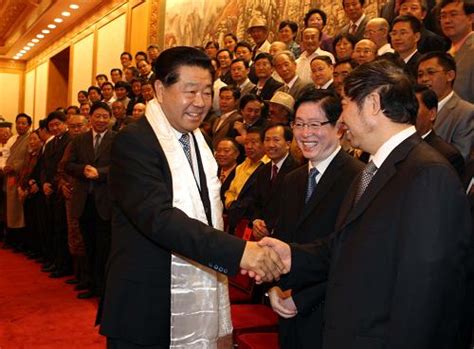 贾庆林会见西藏文化保护与发展协会第二届代表