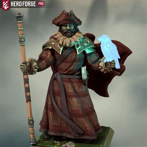My Conjuration Orc Wizard For Pirate Campaign Bonus Necromancer Class R Heroforgeminis