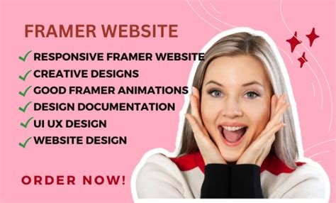 Design Redesign A Framer Website By Tim Consult Fiverr