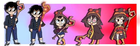 Fiery Transformation [m Human F Megumin] By Geminim Transformation