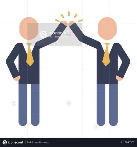 Businessman High Five Animation Free Download Business Animations