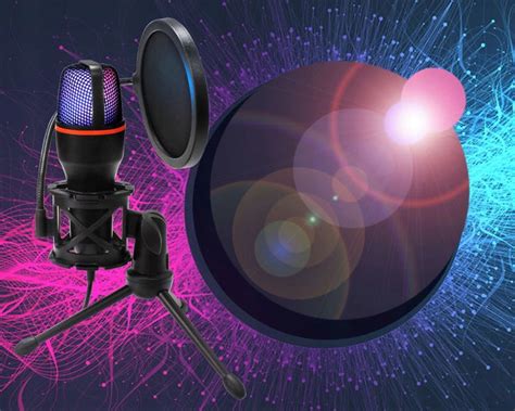 Mikrofon Do Komputera Pc PojemnoŚciowy Usb Led Rgb 145295799 Erli Pl