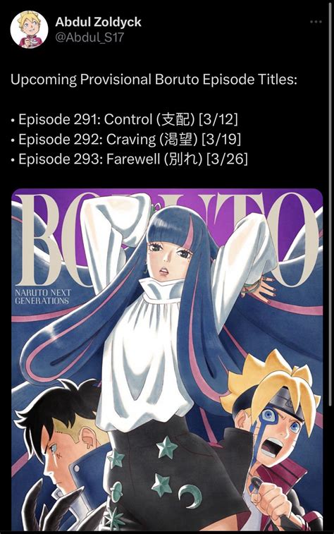 Anime Spoilers Rboruto