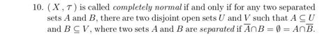 solved prove that the discrete space is completely normal