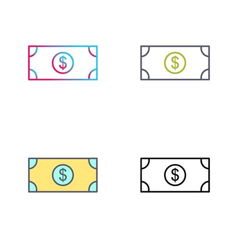 Dollar Bill Vector Icon Vector Art At Vecteezy