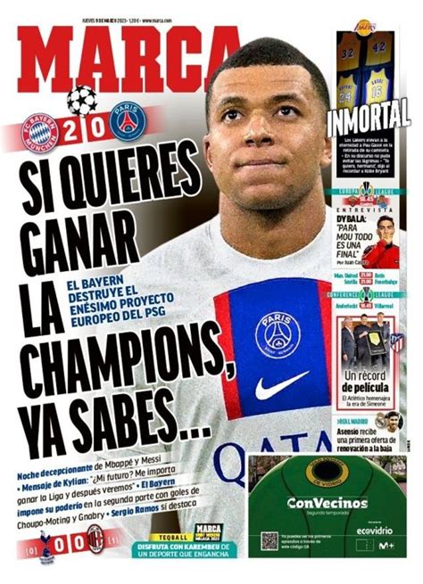 Revue De Presse Pros Kylian Mbappé Le Message Clair De Marca Les