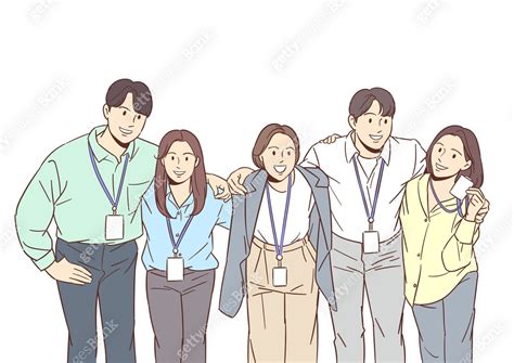 팀워크 협력 컨셉 비즈니스 동료 역할 화이트칼라 전문직 어깨동무 이미지 Jv14242937 일러스트 무료 일러스트 게티이미지뱅크