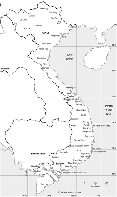 Printable Vietnam Map PrintableLib