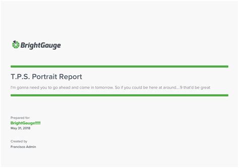 May Reports Landscape View Brightgauge Support