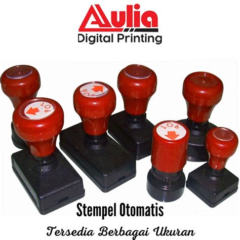 Jual Stempel Otomatis Stample Flash Kotak Ukuran 25x17 25x22 23x22mm