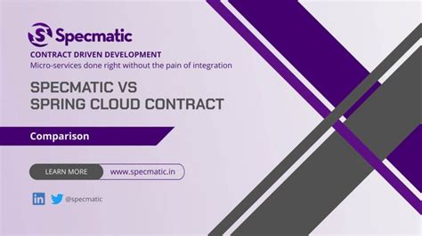 Specmatic On Linkedin Comparison Specmatic Vs Spring Cloud Contract Specmatic