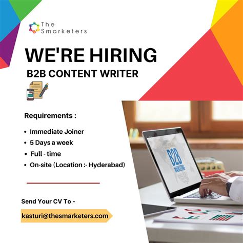 The Smarketers On Linkedin Hiringalert Hiring Contentwriting