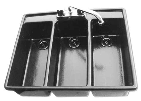 Bhs 1924 Three Compartment Drop In Sanitizing Sink Moli
