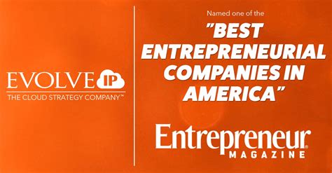 Congrats Evolveip For Being Named As One Of The “best Entrepreneurial