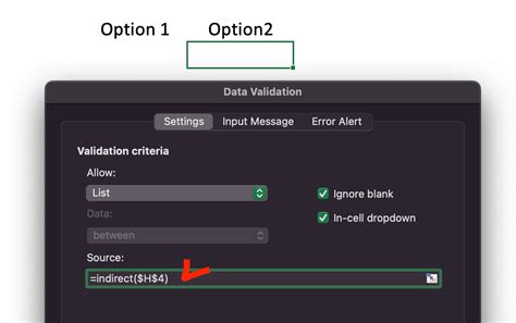 Excel Indirect函数的3种用途（范围命名、其他工作表、下拉菜单）