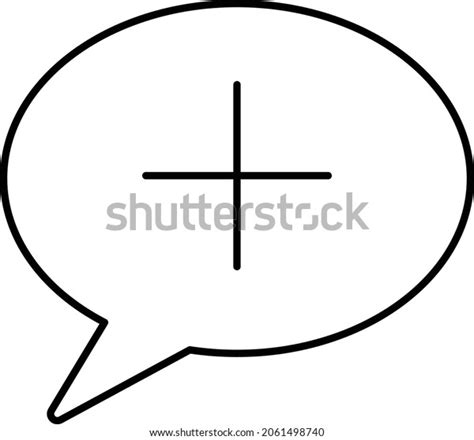 Add Bubble Isolated Vector Icon Which Stock Vector Royalty Free