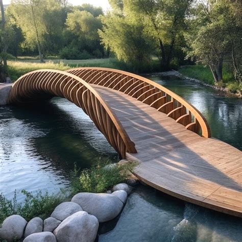 Premium Ai Image Background For Bridge