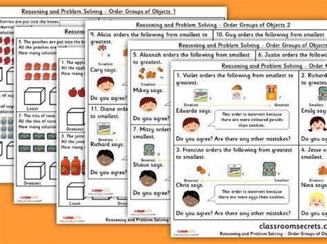 Year 1 Groups Of Objects Wrm Number Place Value Reasoning And Problem