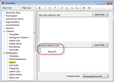 Output Style Annotated Posts ABSTRACTS Into The Bibliography How To Change EndNote Styles