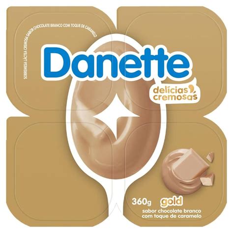 Sobremesa Danette Chocolate Branco Com Caramelo 360g Angeloni Supermercado
