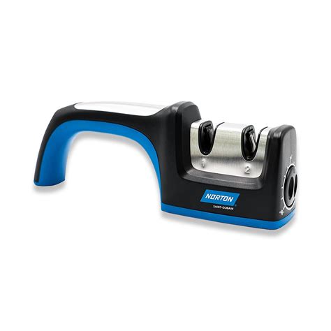 Dual Knife Sharpener Diamond Ceramic Adjustable Degrees By Norton