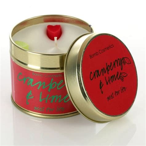 Cranberry And Lime Scented Candle O Leary Candles Cork