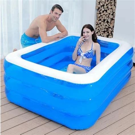 Foldable Bathtub Inflatable Bath Tub For Adults Keep Warm Swiming Pool