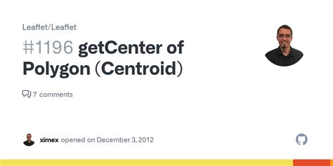 Getcenter Of Polygon Centroid · Issue 1196 · Leafletleaflet · Github