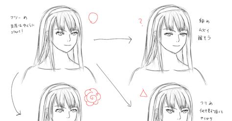 初心者 目元での印象操作をお試し 初老から始めるお絵かき練習のイラスト Pixiv